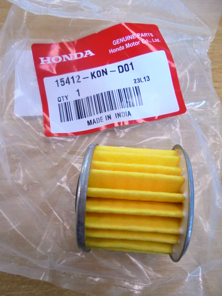 Genuine Honda CB125F CBF125 2021-2024 Engine Case Oil Filter New OEM ...