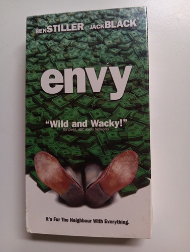 Envy Film VHS 2004 Ben Stiller Jack Black Comedy Wild And Wacky Brand ...