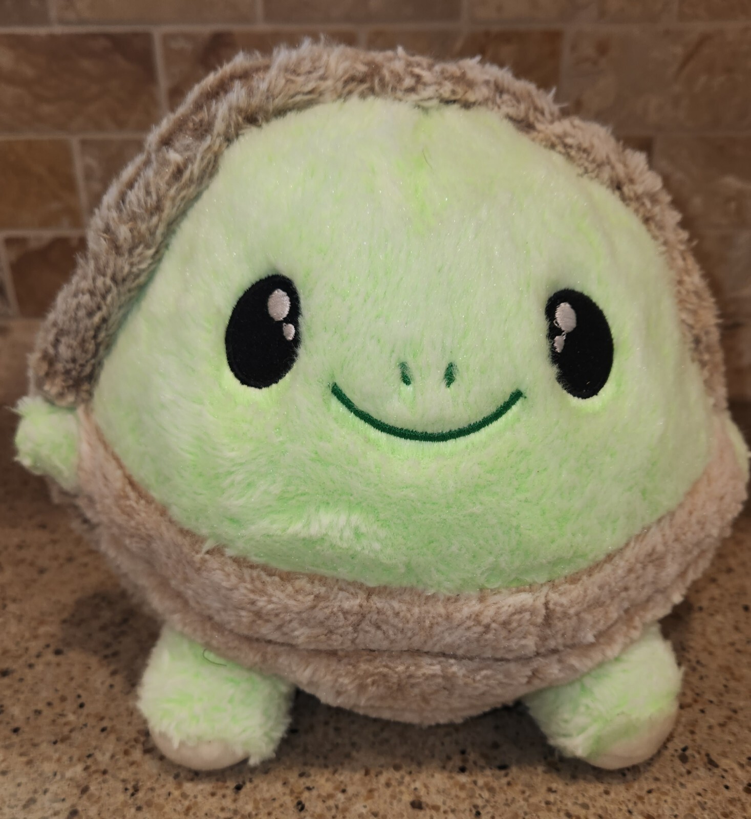 Fiesta Gumballs Vernon Turtle 8.5” Plush Stuffed Animal Toy Green Brown ...