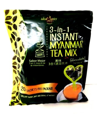 Ideal Taste 3-In-1 Instant Myanmar Tea Mix 20 Sachets x 30g | eBay
