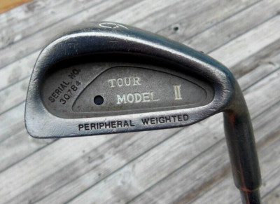 Tour Model II - Black Dot Peripheral Weighted #6 Iron Reg Flex Steel 37 ...