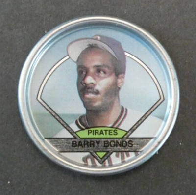 1990 TOPPS BASEBALL METAL COIN BARRY BONDS #40 | eBay