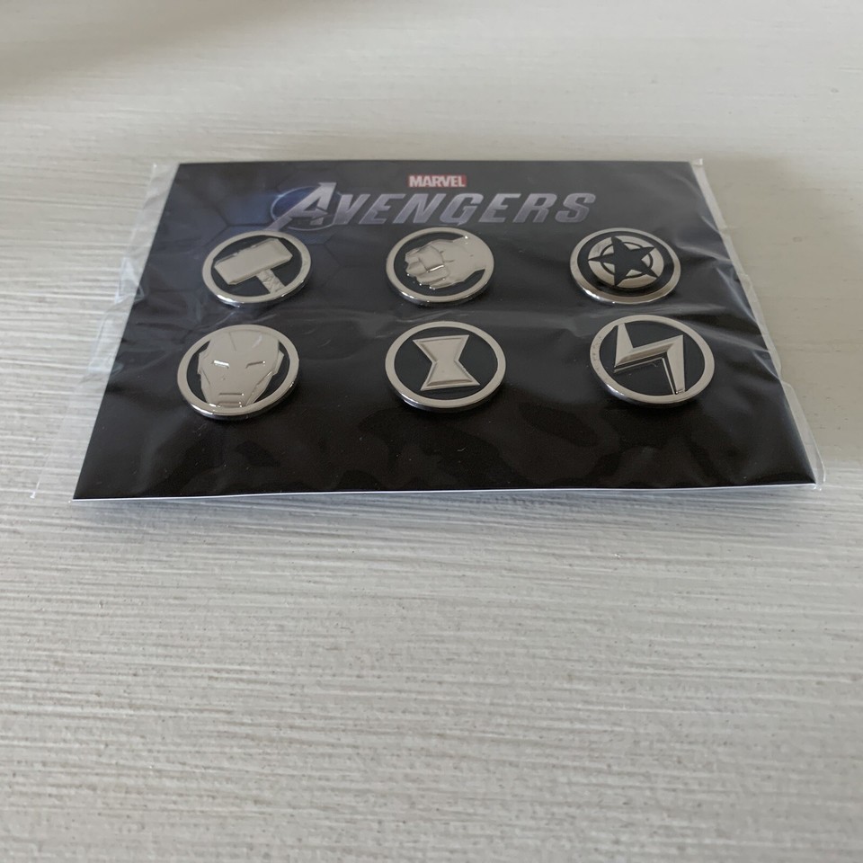 Marvel Avengers 2020 Pin Set Gamestop Exclusive PreOrder Bonus New ...