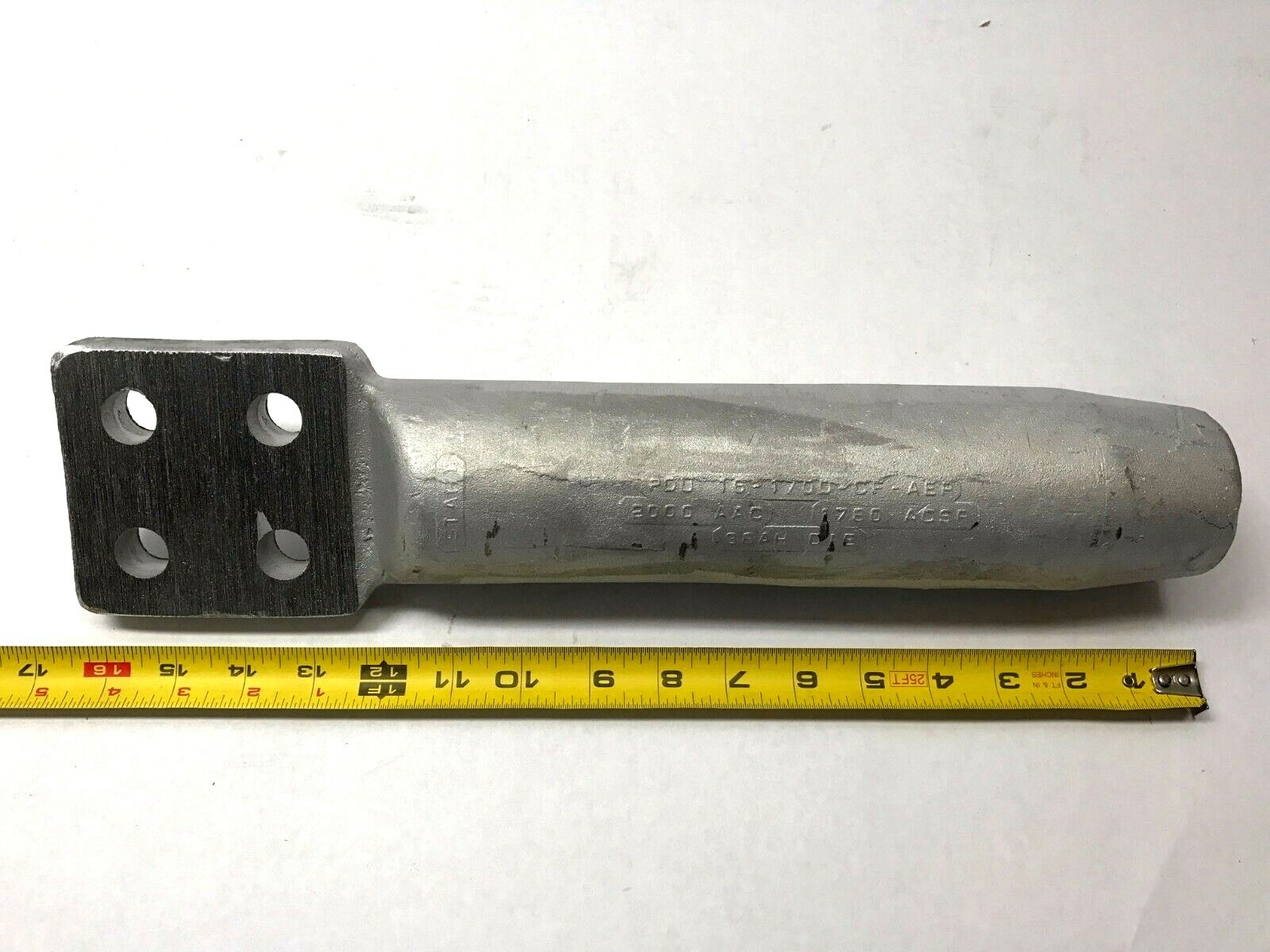 Travis 16-170d-cf 2000 MCM Aluminum Compression Fitting to Flat Pad Lug ...