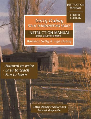 Getty-Dubay Italic Handwriting Series: Getty-Dubay Italic Handwriting ...