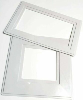 Single or Double Socket Finger Plate Light Switch & Plug Surround Panel ...