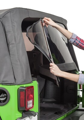 New Rear Window for 2010-2018 Jeep Wrangler JK with Original Mopar Soft ...