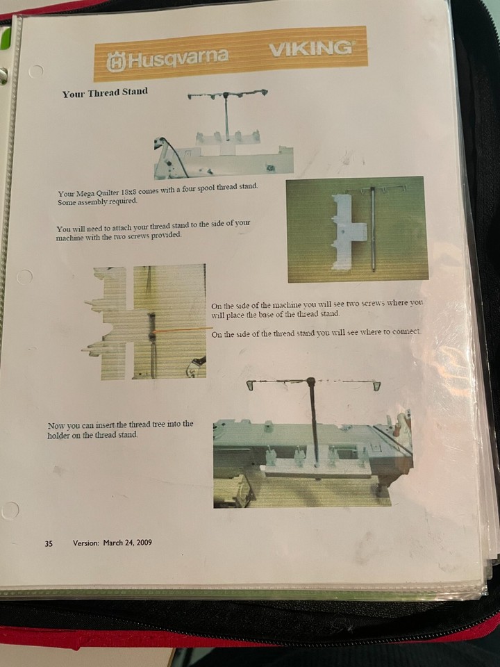 Husqvarna Viking Sewing Machine, QBOT, Inspira Frame Quilting System | eBay