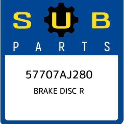 57707AJ280 Subaru Brake disc r 57707AJ280, New Genuine OEM Part | eBay