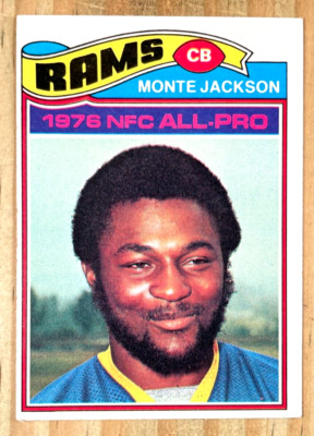 1977 TOPPS MONTE JACKSON 2ND YEAR CARD#310 LOS ANGELES RAMS RAIDERS SAN ...