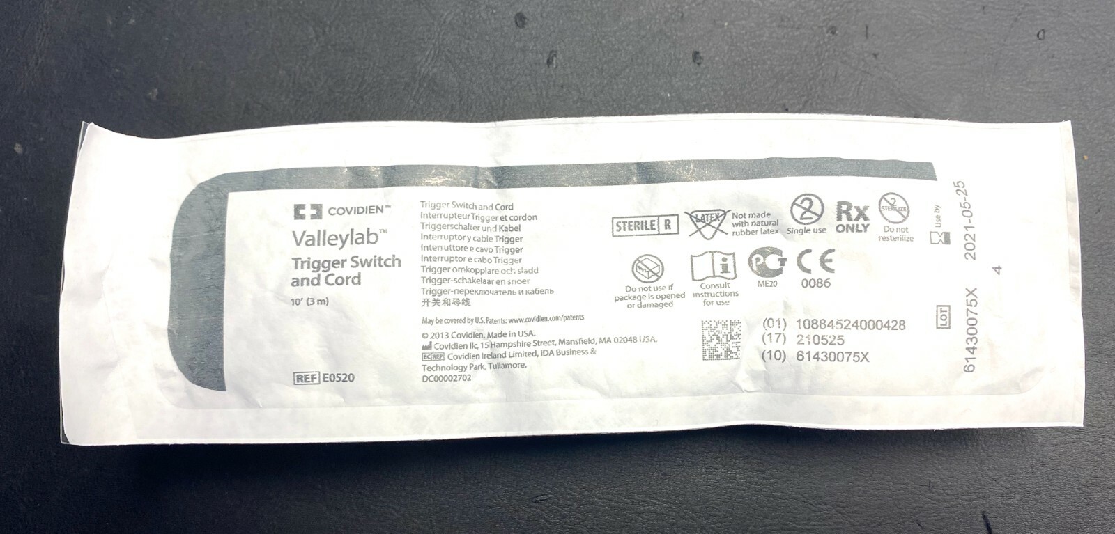 Valleylab Trigger Switch and Cord E0502 | eBay