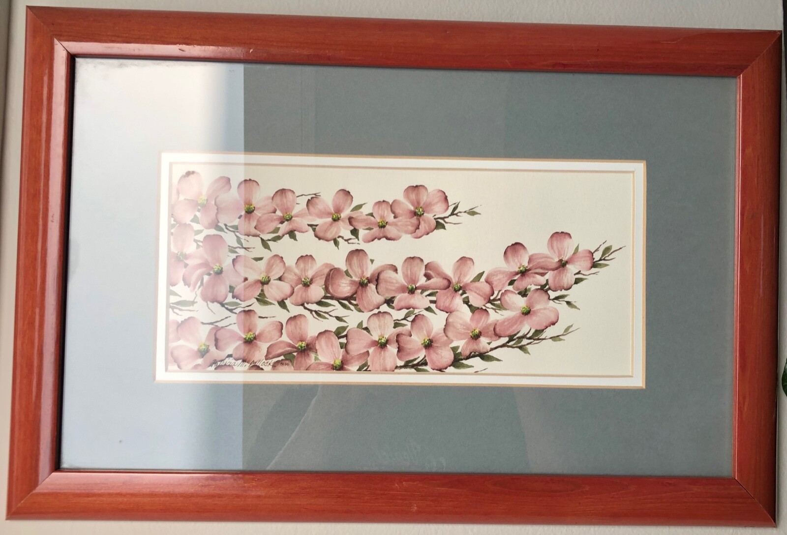 Draping flowers an Original Watercolor By Patricia M Pollock | eBay