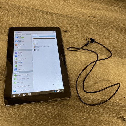 Samsung Galaxy Tab 10.1 GT-P7510 Wi-Fi Black Android Tablet | eBay