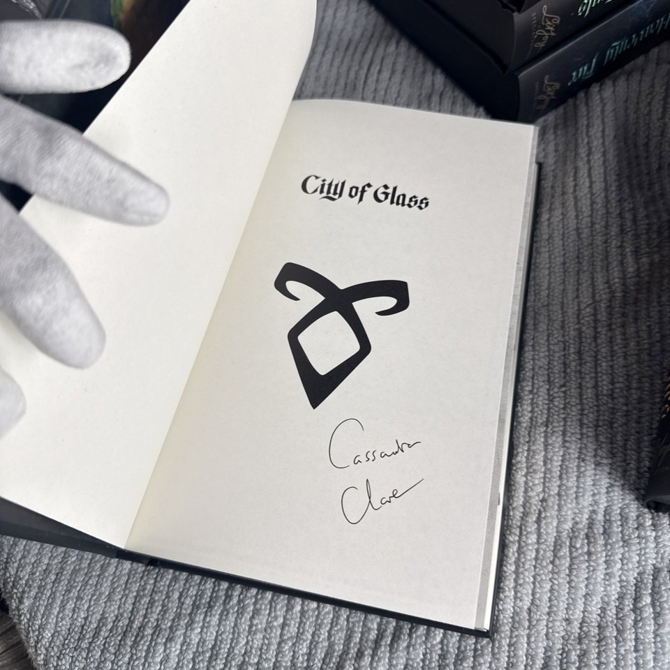 LitJoy ~ The Mortal Instruments Shadowhunters by Cassandra Clare Signed ...