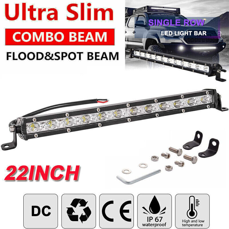 LED Work Light Bar Flood Spot Lights Driving Lamp Offroad Car Truck ATV ...