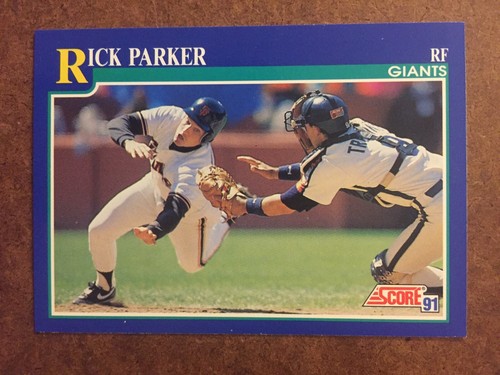 Rick Parker 58 Score 1991 MLB Baseball Trading Card | eBay