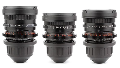 @ 3x OPTON / ZEISS Super Speed 35 50 85 Lens Set w/ ARRI PL Arriflex ...