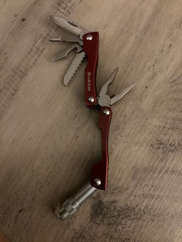 BROOKSTONE POCKET KNIFE MULTI TOOL FLASHLIGHT | eBay