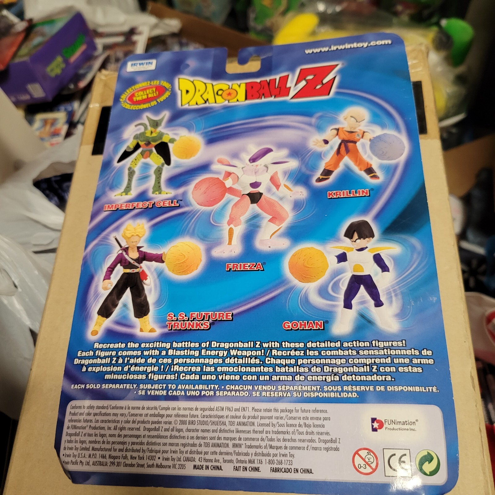 IRWIN Toys Dragon Ball Z Imperfect Cell Action Figure W/ Blasting ...