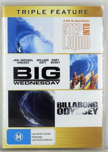 Step Into Liquid / Big Wednesday / Billabong Odyssey ---- ( DVD 3 Disc ...