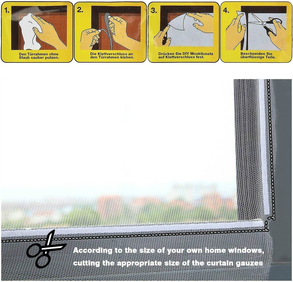 Mesh Net Window Screen Fly Mosquito Moth Screen Netting Insect ...