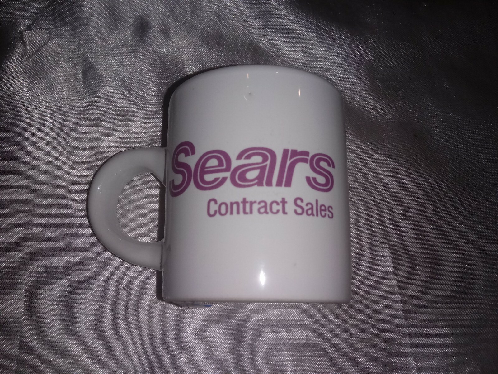 PROMOTIONAL SEARS CONTRACT SALES THE GREAT INDOORS TINY MINI MUG 2.5 ...