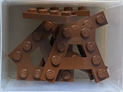 LEGO Parts - Reddish Brown Wedge Plate A-Shape - No 15706 - QTY 5 | eBay