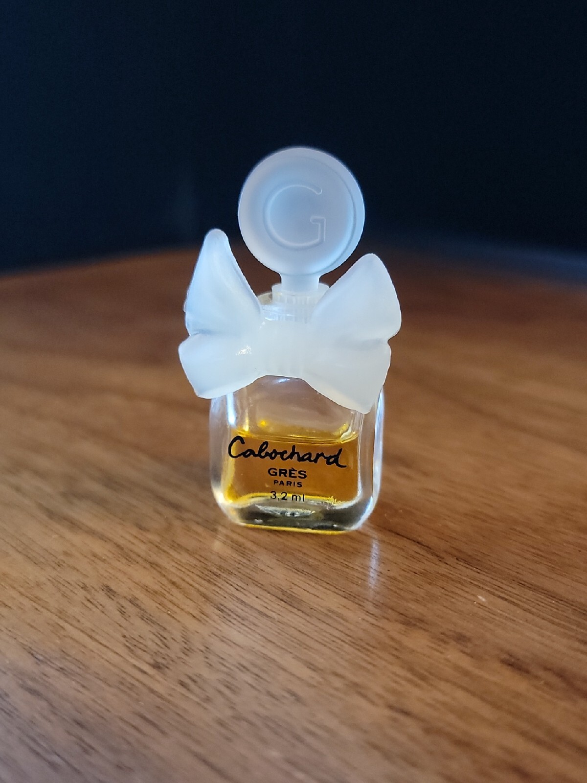 #23 Vintage Cabochard Gres Bow Bottle 3.2 Mini Micro Perfume Splash ...