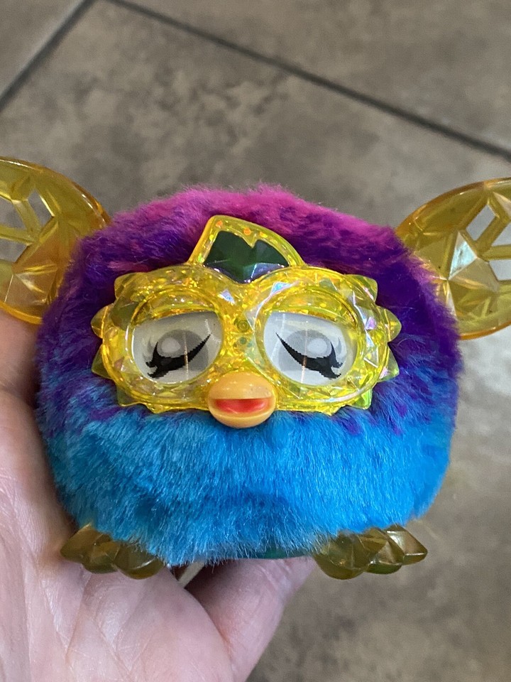 Furby Boom Furbling Baby Mini Talking Yellow Ears Crystal Pink Purple ...