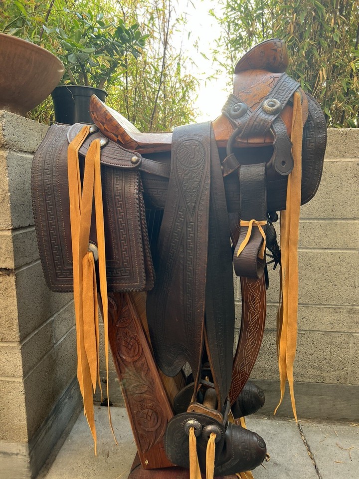 Antique Mexican Saddle | eBay