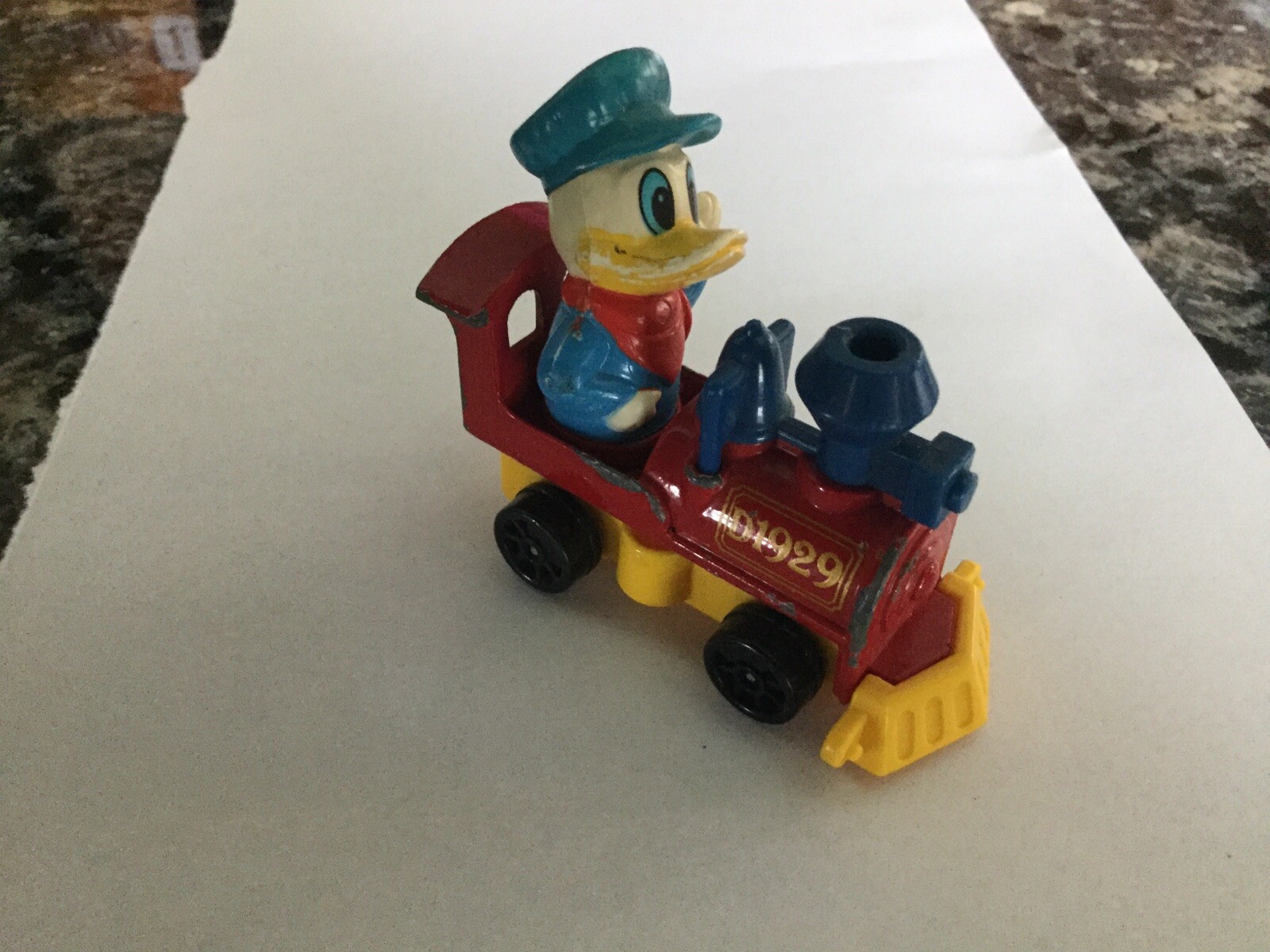 Vintage Walt Disney Diecast Donald Duck Conductor Train TOMY | eBay