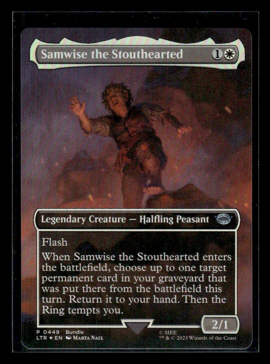 Magic The Gathering MTG Samwise the Stouthearted The Lord of the Rings ...