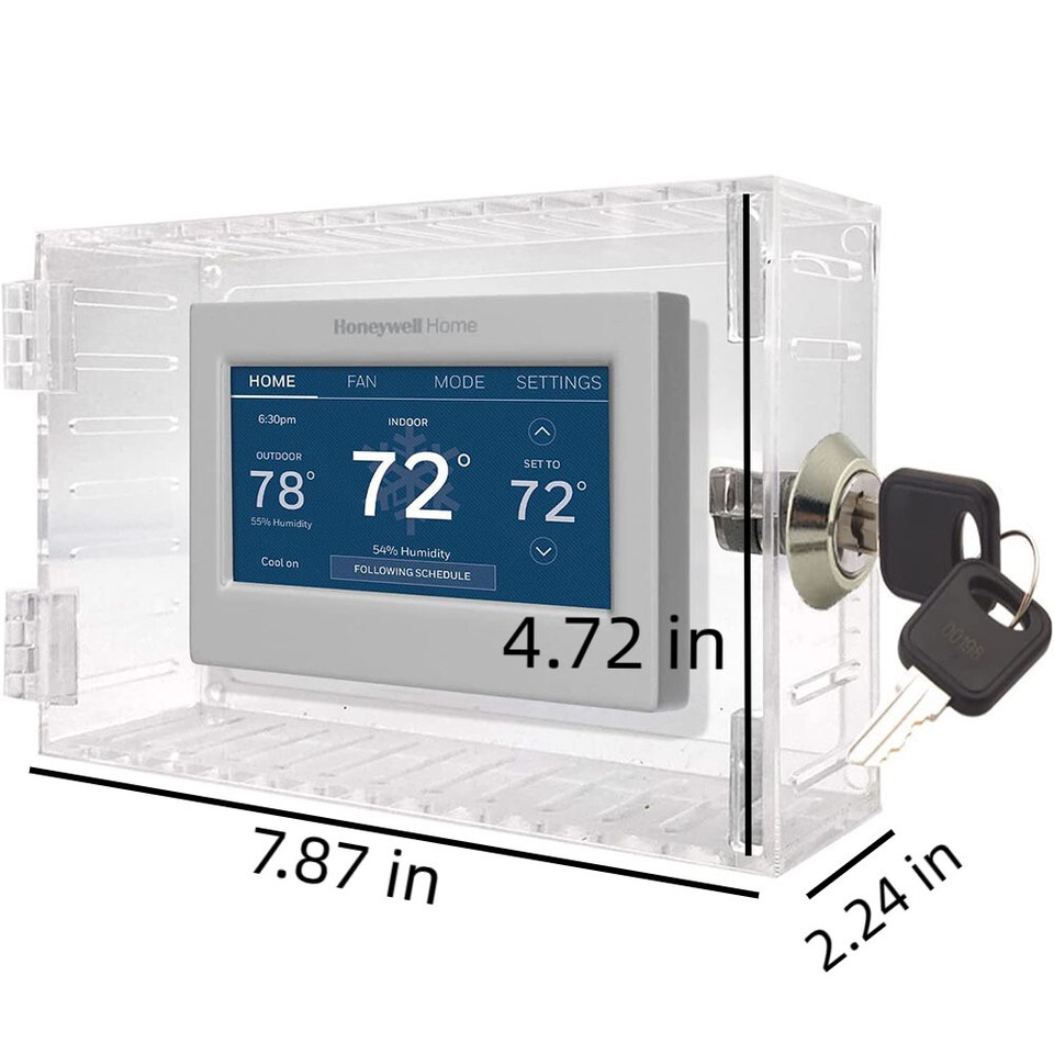 Thermostat Cover Large Universal Combination Lock Box Guard Wall ...