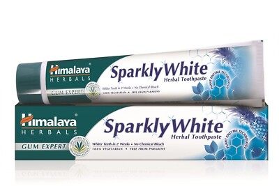 Himalaya Toothpaste| All Natural Herbal | Sparkly White Herbal 75ml ...