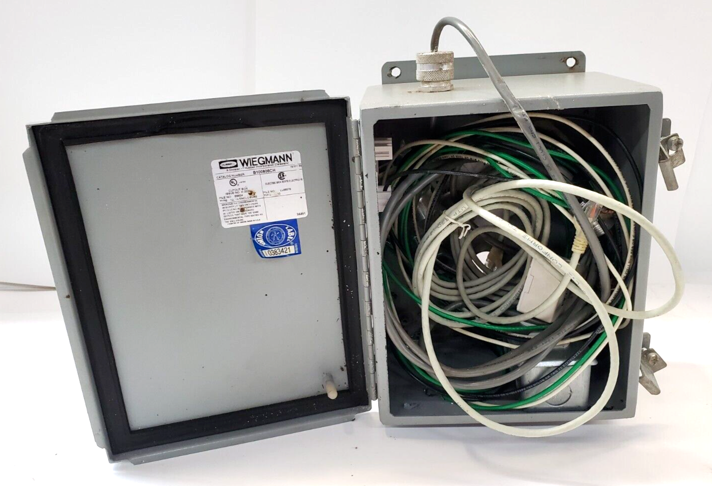 WIEGMANN ENCLOSURE B100806CH ELECTRIC BOX NEMA RATING 12/13 10X8X6 | eBay