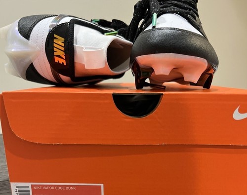 Nike Vapor Edge Dunk Panda Black White Football Cleats Men's RARE NEW ...