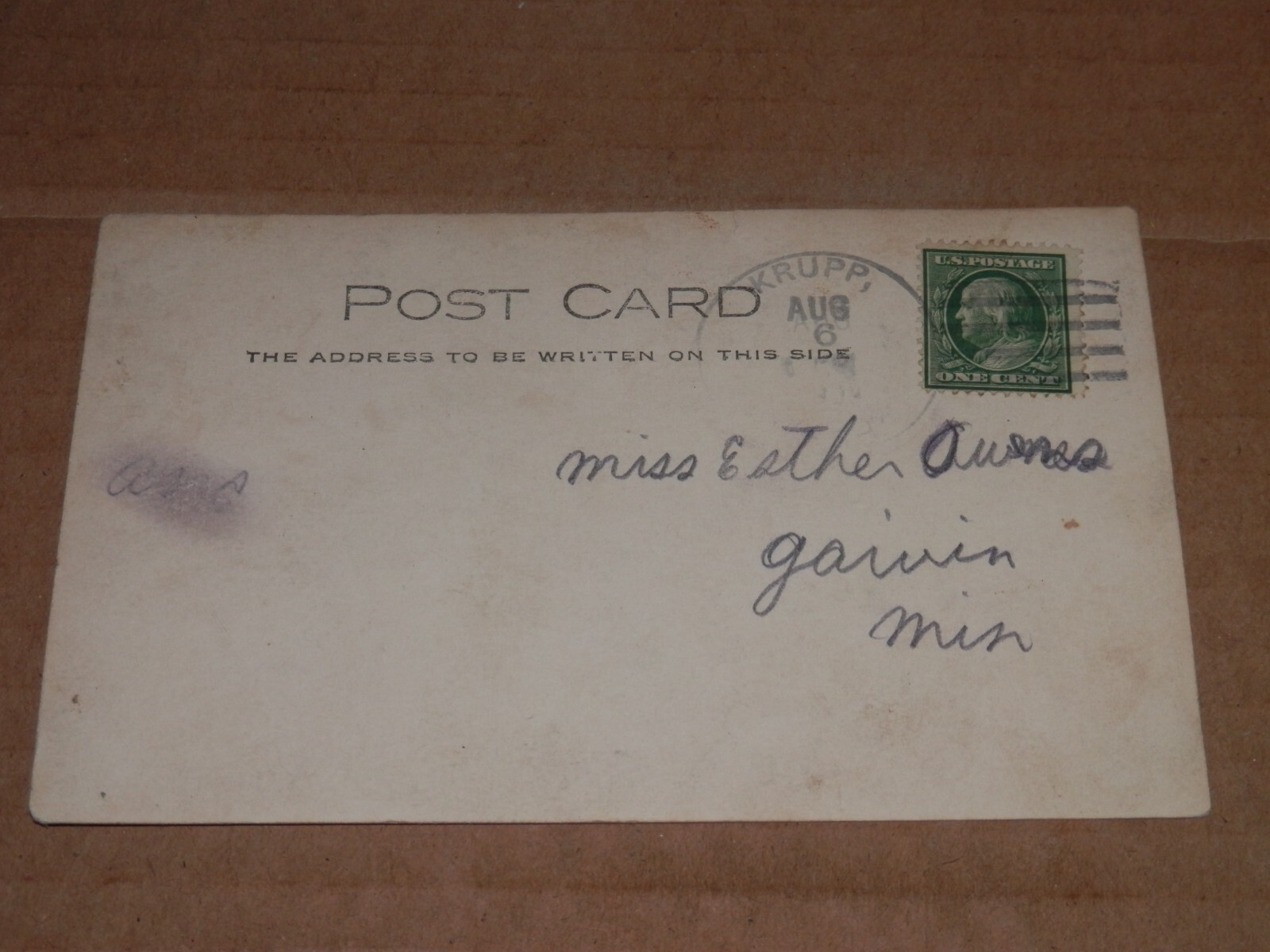 KRUPP WASHINGTON - 1901-1907 REAL-PHOTO POSTCARD - HUGE SHIP - MARLIN ...