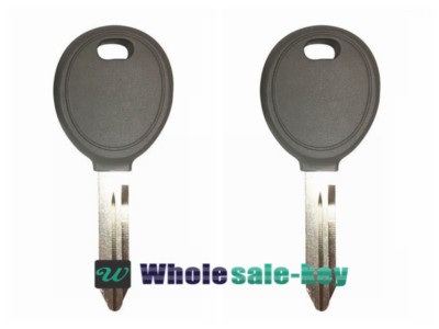 2 New Uncut Ignition Chipped Key with Transponder Chip Blank for 46 ...