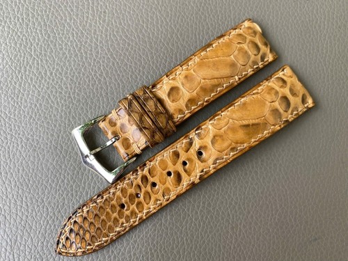 Genuine Snake Skin Watch Strap Band size14 15 16 17 18 19 20 21 22 23 ...