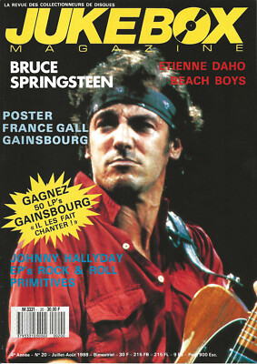 Juke Box Magazine n° 20 - Bruce Springsteen (Août 1988) | eBay