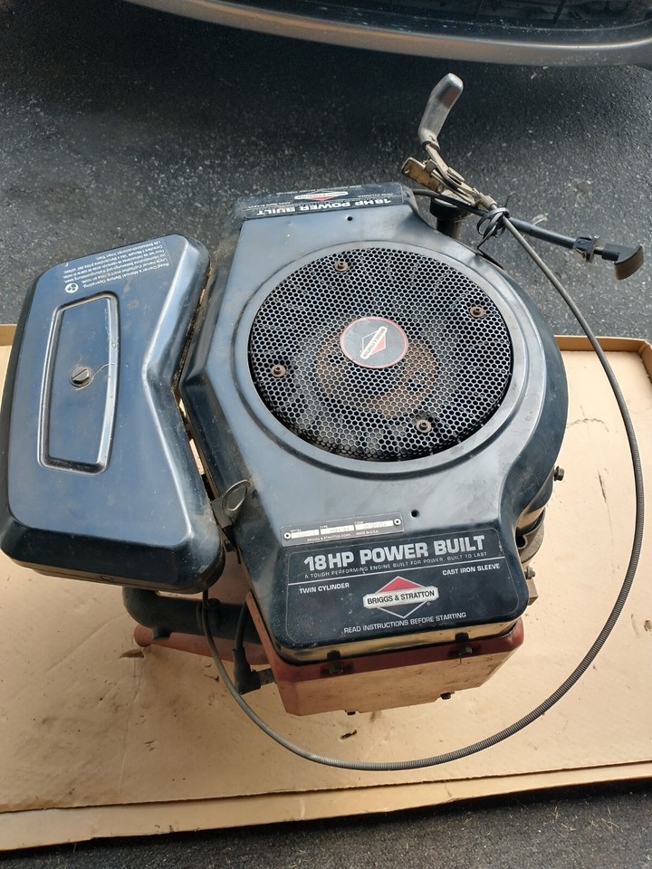 Briggs & Stratton 18HP Power Built To Last Twin Cylinder Engine Tough ...