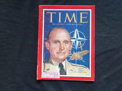 1956 FEBRUARY 6 TIME MAGAZINE - NATO'S GENERAL ALFRED GRUENTHER - T ...