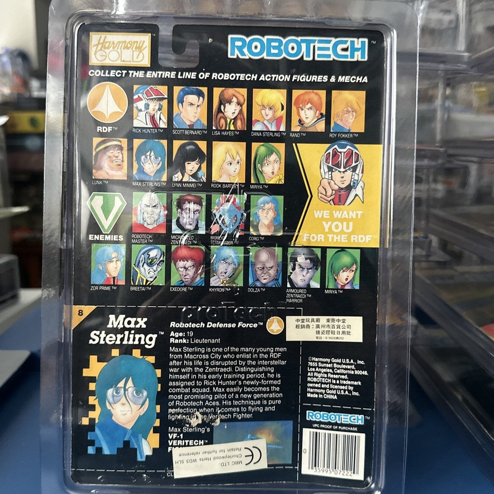 Robotech Lot of 22 Figures 1985 Matchbox and 1990 Harmony Gold Rare ...