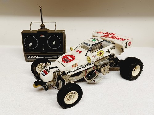 Vintage 1983 Tamiya Frog 58041 RC 1/10 2WD Buggy Futaba Ricks Racing ...