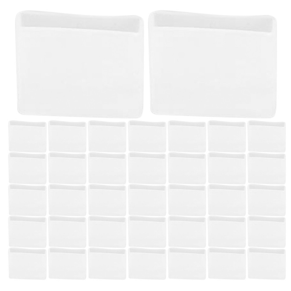 120 Pcs Anti-slip Clip Cover Anger Grip Pads Clip-on Hanger Jaw Liners ...