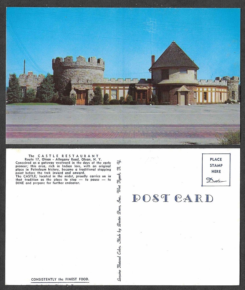 Old Pennsylvania Postcard - Olean, New York - Castle Restaurant | eBay