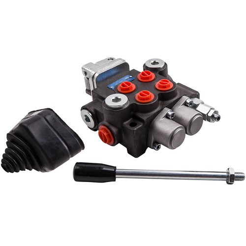 Hydraulic Directional Control Valve Tractor Loader w/ Joystick, 2 Spool ...