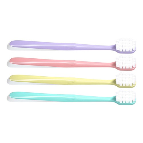 4 Pcs Soft Cotton Toothbrush Set Fur Pp Travel Miss Bristle | eBay