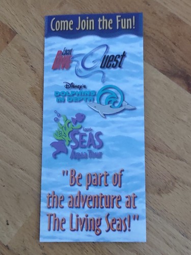 Vintage Disney Epcot Dolphins In Depth Broucher Excellent Condition | eBay