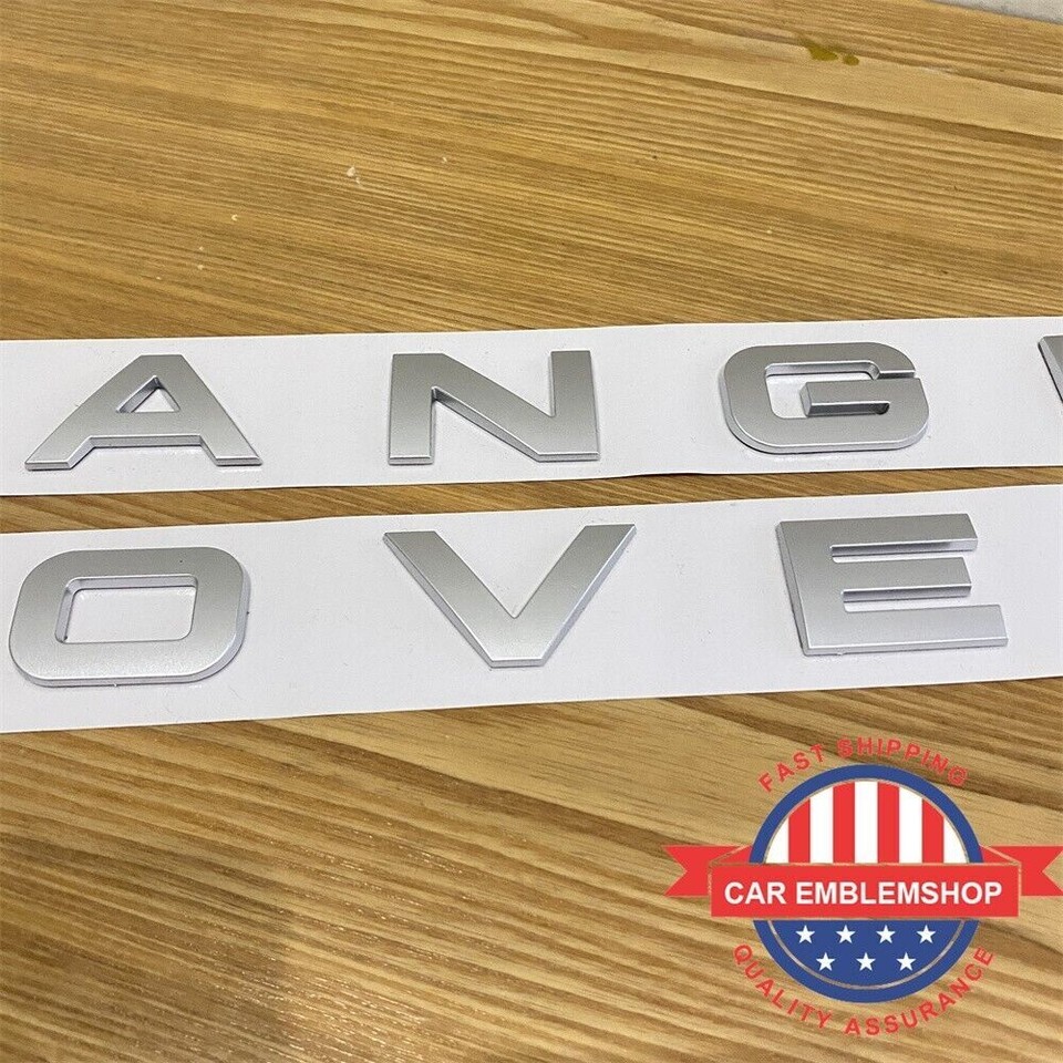 For Range/Rover 3D Front Hood or Rear Emblems Letters Sport Matte ...